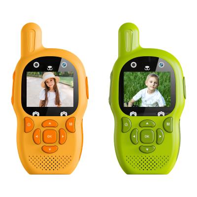 China 2026 Newest Portable Children Video Walkie Talkies for Kids Outdoor Parent-child Interphone Toys with 3 Funny Games Easy to Use for sale