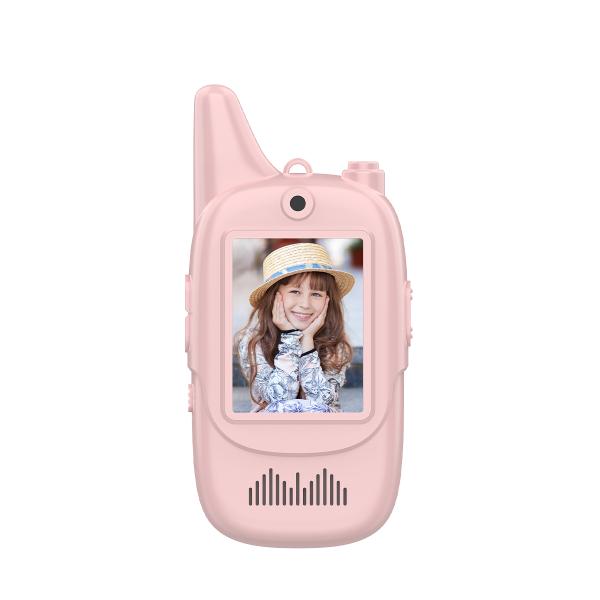 Quality Newest Portable Children Walkie Talkie for Kids 2 Pack in Set With  2 Inch IPS Screen Video Intercom As Birthday Christmas Gifts for sale