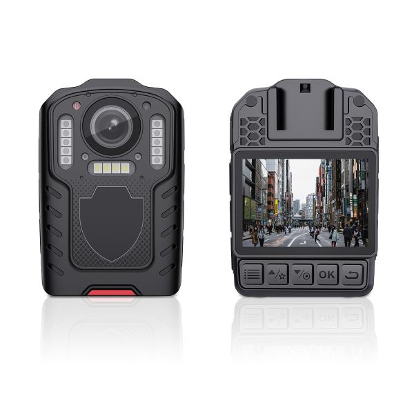 Quality Newest Portable 720P HD 2 Inch Screen Body Worn Cameras with IR Night Vision Wearable Cameras for Security Guard for sale