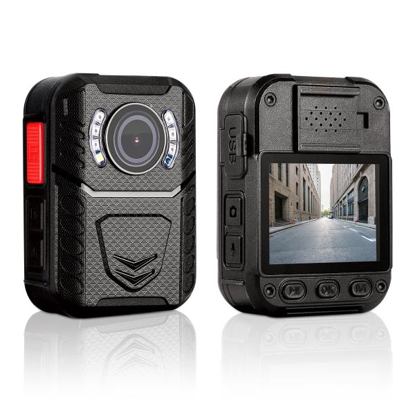 Quality OEM/ODM 1512P QHD Body Cameras IR Night Vision Portable Body Wearable Cameras With 2.0 Inch Screen and GPS for Security Guard for sale