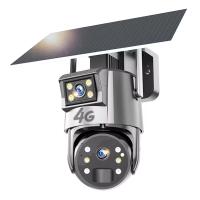 Quality 4G Dual Lens Security IP Camera HD 2K 2MP 10X Zoom Motion Detect Solar Powered for sale