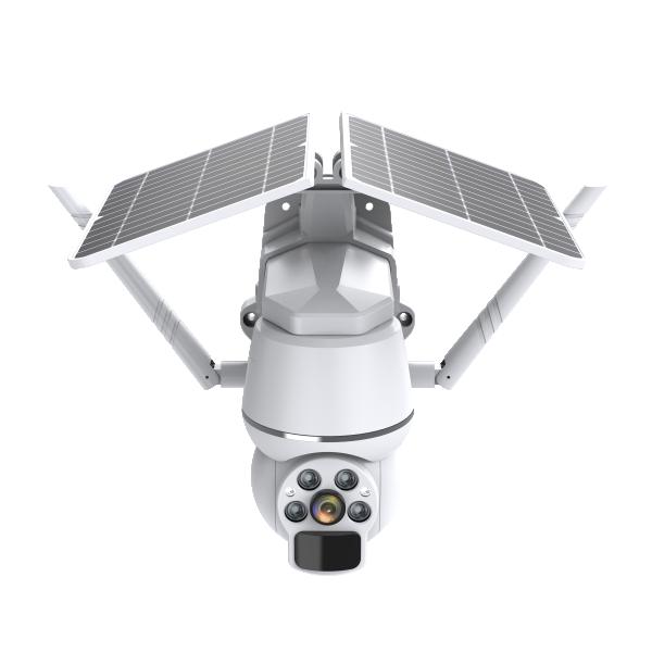 Quality 4G/Wifi Solar PTZ IP Camera IP65 Waterproof  Night Vision Security Outdoor Camera Tuya APP CCTV Camera for sale