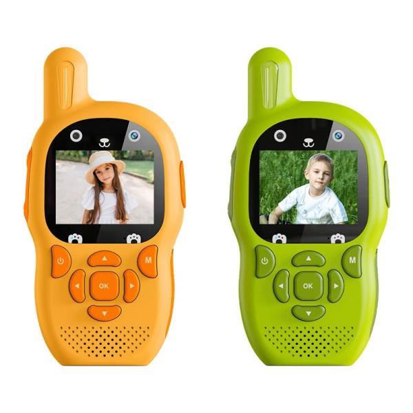 Quality 2026 Newest Portable Children Video Walkie Talkies for Kids Outdoor Parent-child Interphone Toys with 3 Funny Games Easy to Use for sale