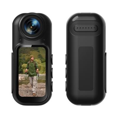 China Mini Thumb Magnetic Wearable 4K Video Camera with WIFI Connection Magnetic Base Body Camera for Daily Outdoor Sports Recording for sale