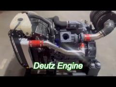 Motor Deutz BF4M2012C Montado Com Radiador