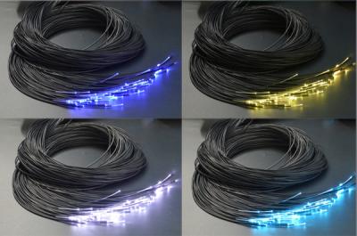 China End Light Fiber Optic Cable Lighting 0.75/1.0/1.5/2.0/2.5/3.0 mm with Black PVC Jacket for sale