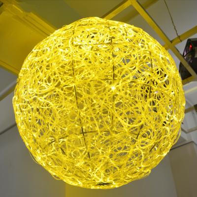 China China High Quality Moon Fiber Optic Light Chandelier DIA 0.6 Meter for Hotel Lobby, Night Club, Bar for sale