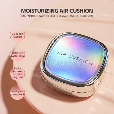 China Cosmetics CC Cream Face Cream Cushion Foundation Private Label Ultra-lightweight Nourishing Foundation Pressed Powder for sale