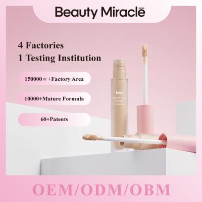 China Private Label Natural Cover Dark Circles Scar Mineral Liquid Waterproof High Definition Makeup Concealer Full Coverage Makeup for sale