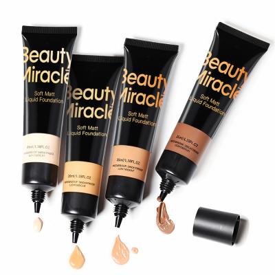 China Private Label Professional 24H Long-Lasting Full Coverage Soft Matte Foundation Waterproof Oil Control Concealer Concealer for sale