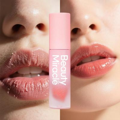 China Organic Clear Lip Gloss Herbal Based Waterproof Long Lasting Moisturizing Glitter Glossy Lip Glaze Vendor Mirror-Private Label for sale