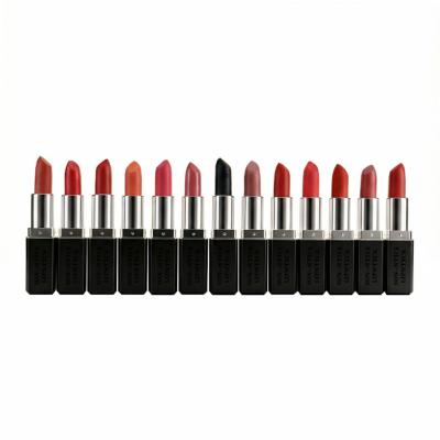 China Own-brand Velvet Non-stick Black Matte Unisex Lipstick in a Gold Tube Customize Your logo with Vegan Nude Moisturizing Lipstick for sale