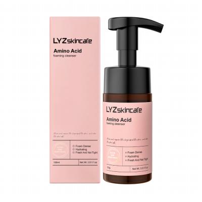 China Niacinamide Foam Cleanser Whitening Anti-acne Face Wash Cosmetic Skin Care Oil Control Amino Acid Firming Cleanser for sale