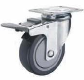 China Total brake TPR Caster for sale