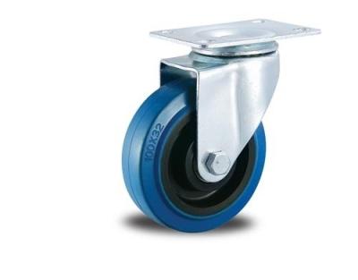 China Swivel Elastic Rubber Caster for sale
