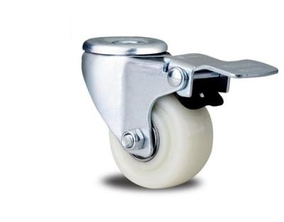 China Bolt Hole Nylon Caster Brake for sale