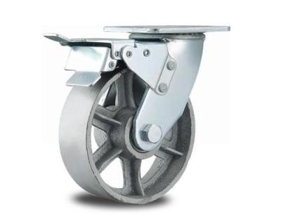 China Total Brake Steel Caster for sale