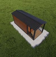 China Expandable A Shape Prefab House 18m2 Seismic Resistant Fast Assembly Container Home for sale
