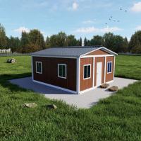 China 6x6m Modern Prefab Container House 36m2 Modular Expandable Home with Galvanized Steel Frame for sale