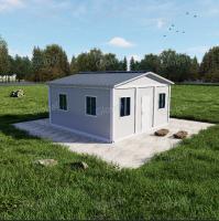 China 6x6m Modern Prefab Container House 36m2 Modular Expandable Home with Galvanized Steel Frame for sale