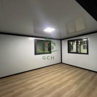 China Expandable Prefab Container House 20ft 40ft Folding Tiny House 38-75sqm for sale