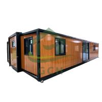 China Expandable Container House 20ft 40ft Eco Friendly Prefab Modular Home 72sqm for sale