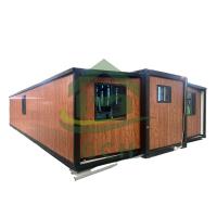 China Expandable Prefab Container House 20ft 40ft Folding Tiny House 38-75sqm for sale