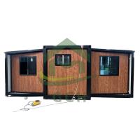 China Expandable Prefab Container House 20ft 40ft Folding Tiny House 38-75sqm for sale