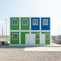 China Duplex Ready 20ft Detachable Container House 3x6m Multi Floor Scalable Frame System for sale
