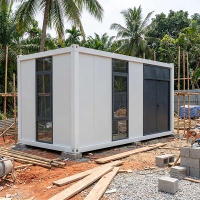 China 20ft Detachable Cabin , Economical Prefabricated Container Office For Temporary Labor Camps for sale