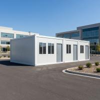 China Rail-Transport Optimized Detachable Container House 5950x3000mm Flat-Pack Modular Unit for sale