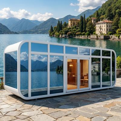 China Prefabricated Apple Cabin Container House Modular Portable Living Pod 2250mm Width for sale