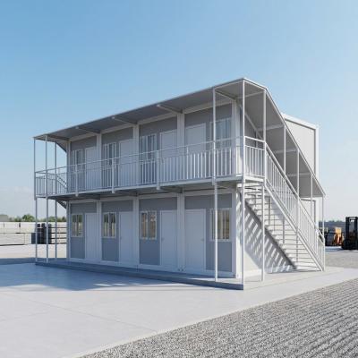 China Durable Anti Corrosion Prefabricated Container House Outdoor Eco Friendly Container Houses for sale