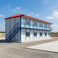 China 20ft Detachable Flat Pack Accommodation Units 6000x3000mm Remote Site Prefab Cabin for sale