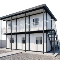 China 20ft Detachable Flat Pack Accommodation Units 6000x3000mm Remote Site Prefab Cabin for sale