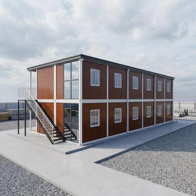 China Q235B Galvanized Steel Fireproof Container Home 20ft 40ft Insulated Prefab Homes for sale