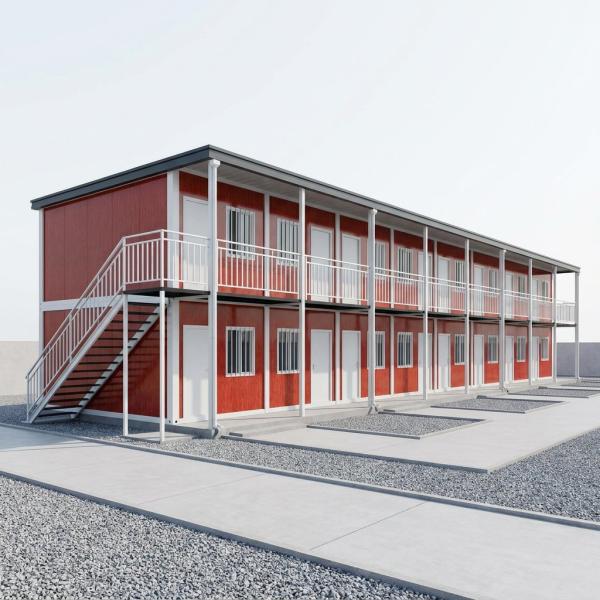 Quality Waterproof Shockproof Prefabricated Container House For Staff Dormitories for sale