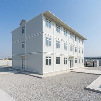 China Stackable Detachable Modern Flat Pack Homes Multi Story Structural Engineering Modules for sale