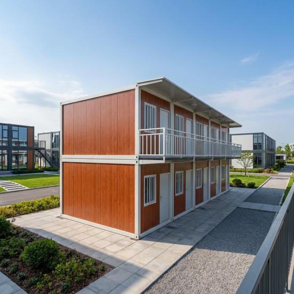 Quality Prefab Folding House Detachable Industrial Park Staff Dormitory Multi Unit for sale