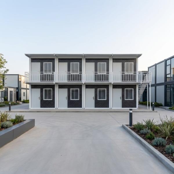 Quality Prefab Folding House Detachable Industrial Park Staff Dormitory Multi Unit for sale