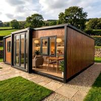 China Luxury Expandable Container House 20ft 38.2sqm Pre Engineered Backyard Sanctuary Pod for sale