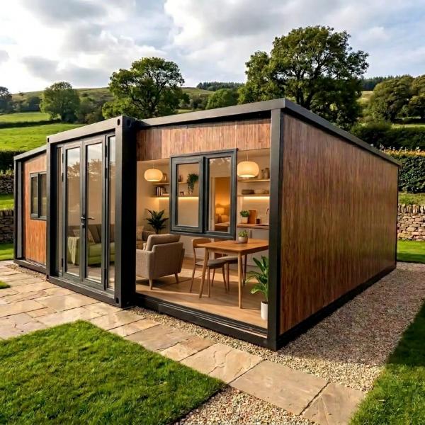 Quality Luxury Expandable Container House , Pre Engineered Backyard Sanctuary Pod for sale