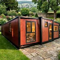 China Modern Expandable Container House 10FT 40FT Great Wall Cladding Panels Foldable Design for sale