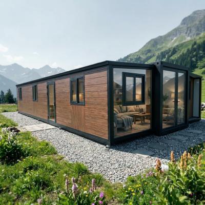 China Expandable Prefab Container House 20ft 40ft Container Tiny House for sale