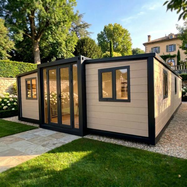 Quality Weather Tight Expandable Modular House 10FT-40FT With Polyurethane Carved Wall for sale