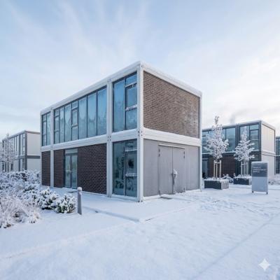 China Heavy-Snow Load Detachable Container House | Cold-Climate Prefab Home for sale