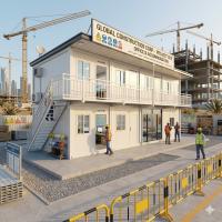 Quality Fast Assembly Container House Prefabricated Office Container House With Strong for sale