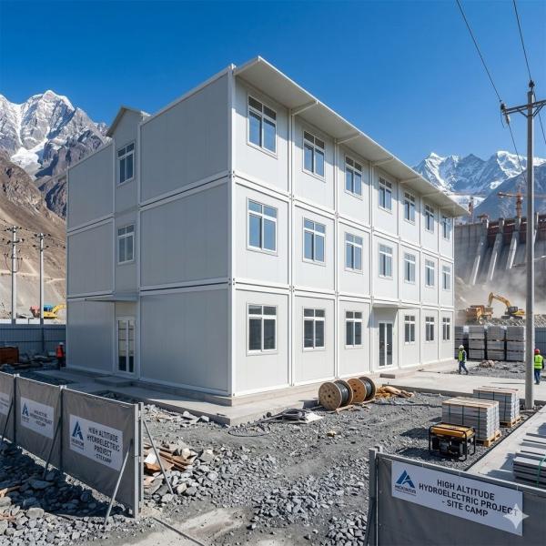 Quality Stackable Container Homes Heavy Duty Multi Story Prefabricated Modular Container House for sale