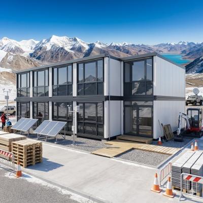 China 20ft Detachable High-Altitude Research Pod | Insulated Weather Station Cabin for sale