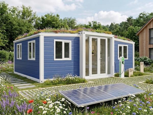 Quality Weather Tight Expandable Modular House 10FT-40FT With Polyurethane Carved Wall for sale